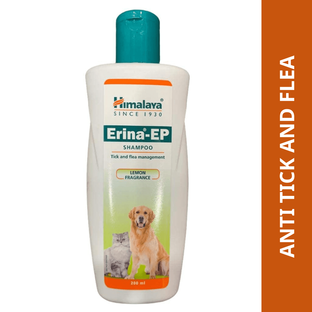Himalaya Erina EP Tick and Flea Shampoo for Dogs and Cats – Pets & me